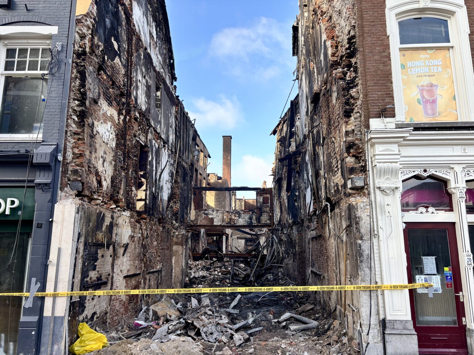 12 Maart: Update grote brand binnenstad Arnhem - Binnenstad Arnhem